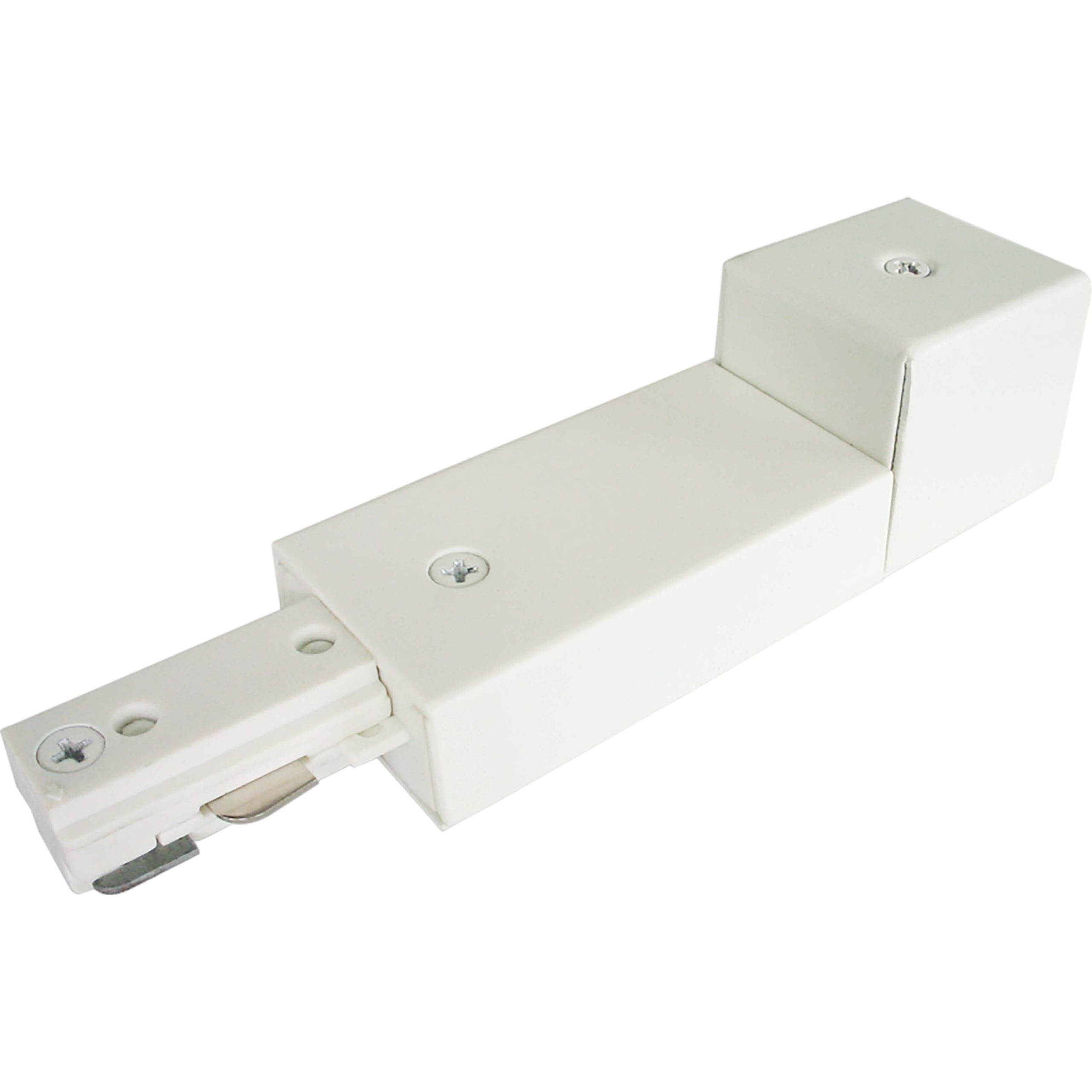 Q2726 Conduit to Track Live End Connector (Black, White, or Silver Gray ...